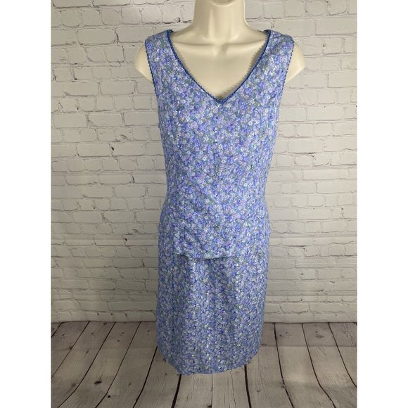 Rabbit Rabbit Rabbit | Dresses | Vtg Rabbit Rabbit Rabbit Designs Blue ...